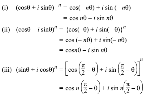 De Moivre’s Theorem - Study Page